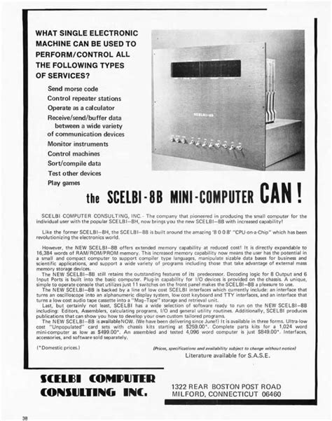 The Scelbi Mini Computer
