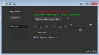 cvuiOpenCVのための軽量GUIライブラリ NegativeMindException