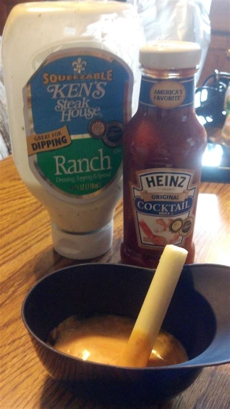 String Cheese Dipped In Cocktail Sauce And Ranch Dressing Low Carb Eating Dip Recipes