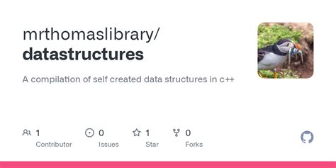 Github Mrthomaslibrarydatastructures A Compilation Of Self Created