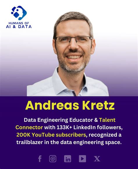Humans Of Ai And Data On Linkedin Andreas Kretz Data Engineering