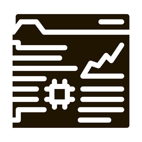 Robotic Process Automation Icon Vector Glyph Illustration 17510811