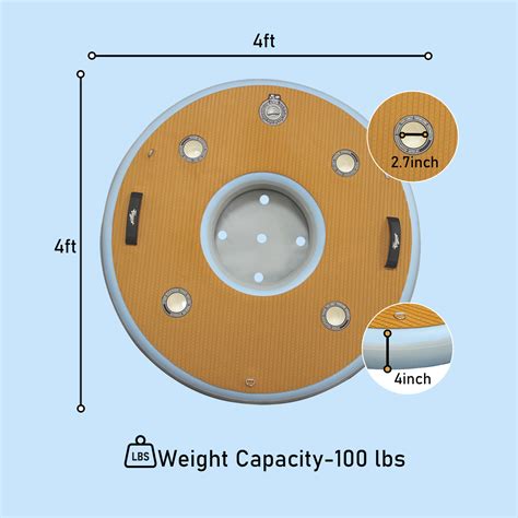 Crewyn Inflatable Floating Hangout Bar Wayfair