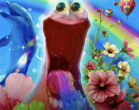 Patrick Happy Meme Patrick Happy Rainbow Discover And Share S