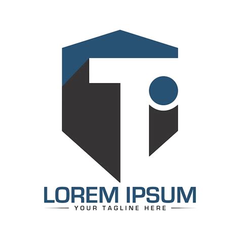 Premium Vector Ti Letter Logo Design It Creative And Modern Logo Design