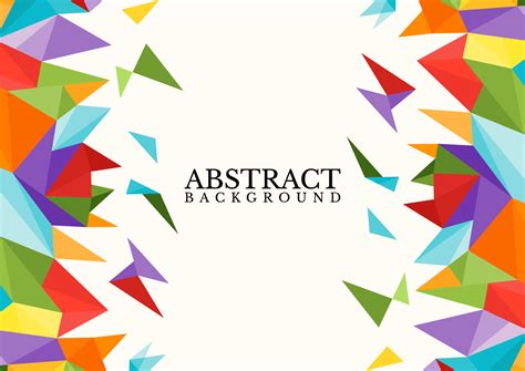 Abstract Colorful Geometric Vector Background Vector Art At Vecteezy