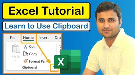 Excel Basics Clipboard Tools For Efficient Data Management Cut Copy And Paste Youtube