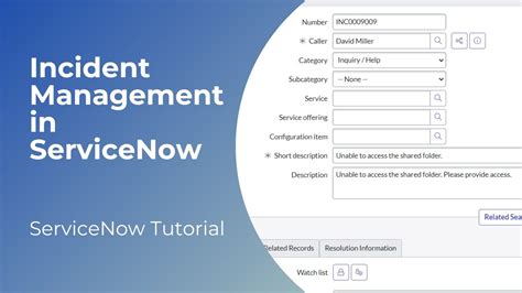 Incident Management In Servicenow