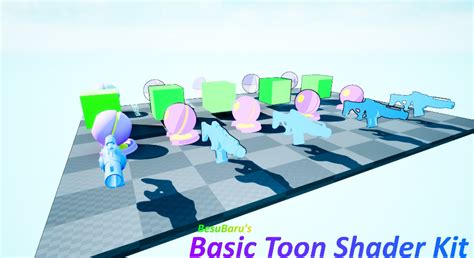 Basic Toon Shader Kit In Materials UE Marketplace