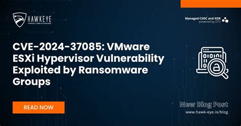 Dts Solution Cyber Security Redefined On Linkedin Vmware Hawkeye Microsoft Cve2024