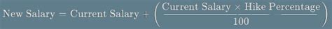 Salary Hike Calculator Find Hike Percentage New Salary