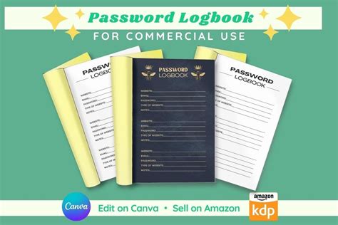 Password Logbook Canva Graphic By Splendid Profits · Creative Fabrica Password Logbook Canva Graphic By Splendid Profits · Creative Fabrica