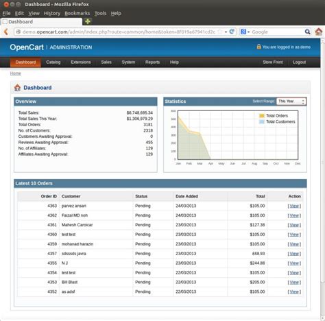 OpenCart ECommerce Platform LinuxLinks