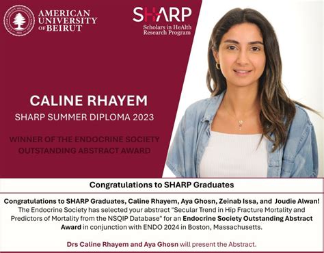 sharp aub sharp scholars in health research program sharp