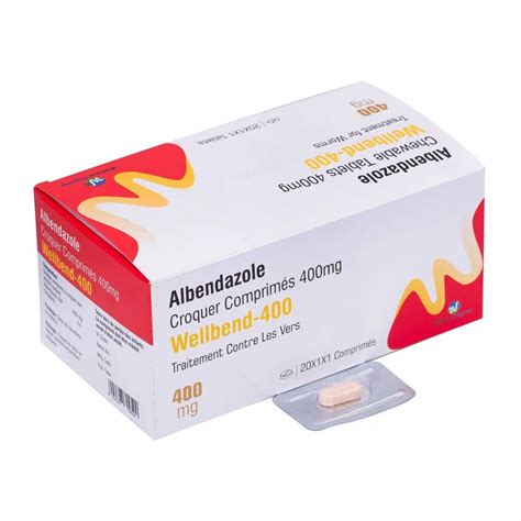Albendazole 400mg Chewable Tablets At ₹ 45 Box Surat Id 14701736030