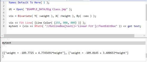 Solved Get Text From Reporting Platform Jmp User Community