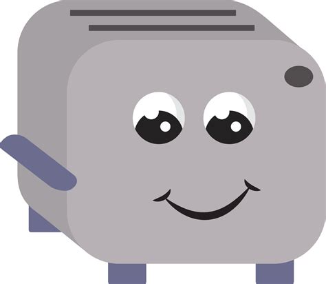 Happy Toster Illustration Vector On White Background 13521794 Vector Art At Vecteezy