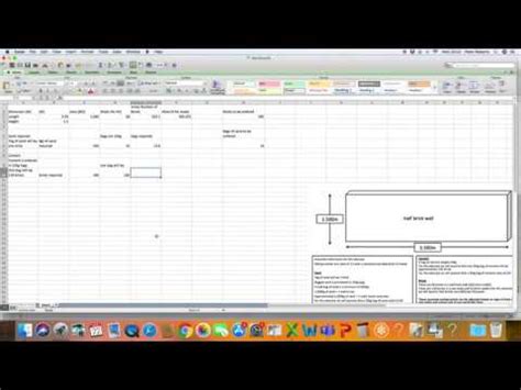 Calculating Materials Creating A Spreadsheet Tutorial