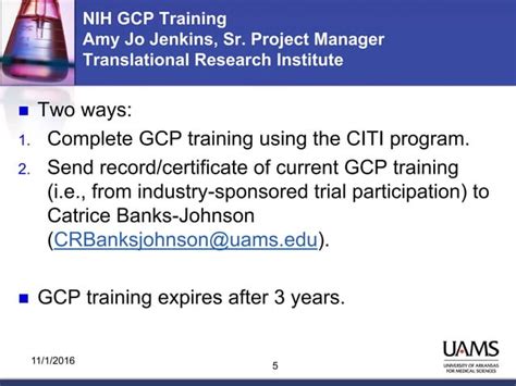 Nih Gcp Training Ppt Nih Gcp Training Ppt