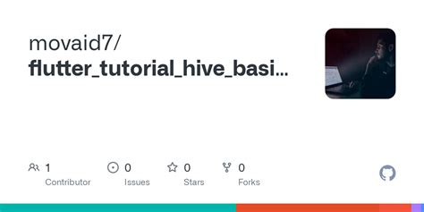 Github Movaid7fluttertutorialhivebasics