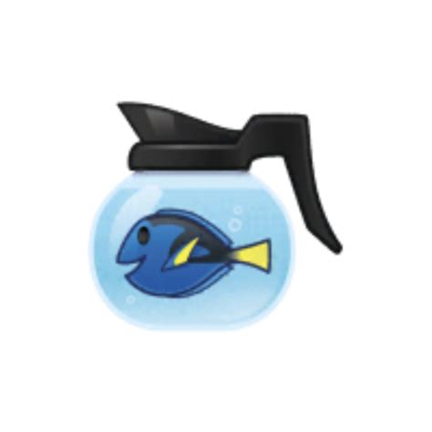 Hanks Coffee Pot [feat Dory As An Emoji Big Smile With Eyes Open