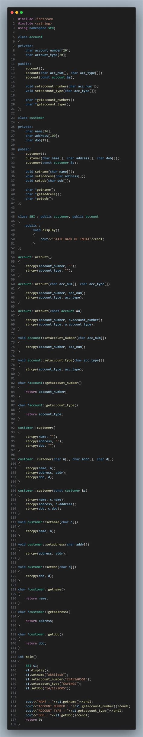 Cplusplus Inheritance Objectorientedprogramming Codingchallenge K Akhilesh