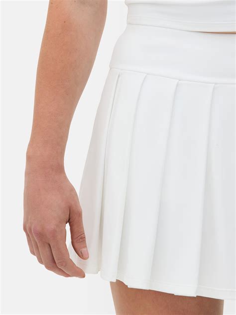 Women S White Butter Tennis Skirt Penneys