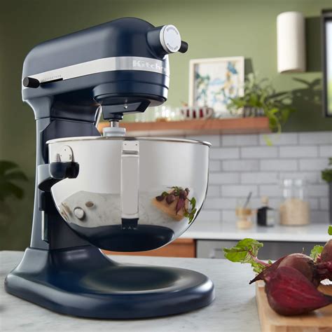 Customer Reviews Kitchenaid 5 5 Quart Bowl Lift Stand Mixer Ink Blue Ksm55sxbxib Best Buy