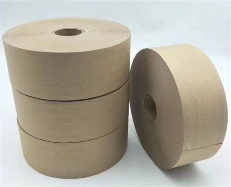 물 활성화 섬유 강화 크래프트 종이 접착 포장 테이프 공급 업체 중국 제조 업체 맞춤형 제품 도매 Liantu