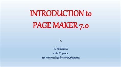 Adobe Pagemaker Pptx Desktop Publishing Computer Software And