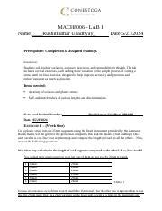 Exploring Accuracy And Precision In Lab Exercises Course Hero