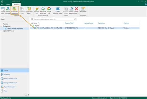 how to restore data using veeam backup and replication vbr