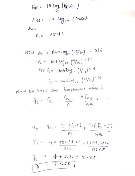 [solved] 1 Find The Overall Noise Figure Of A Three Stage Cascaded Course Hero