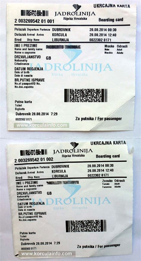 Liburnija Ferry Tickets Dubrovnik-Korcula and Hvar-Korcula - Korculainfo