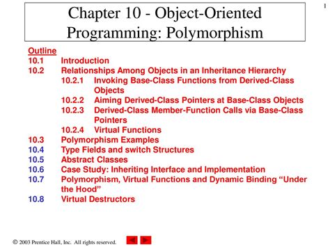 Chapter 10 Object Oriented Programming Polymorphism Ppt Download