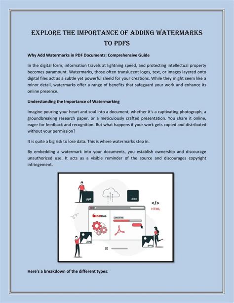 Ppt Explore The Importance Of Adding Watermarks To Pdfs Powerpoint