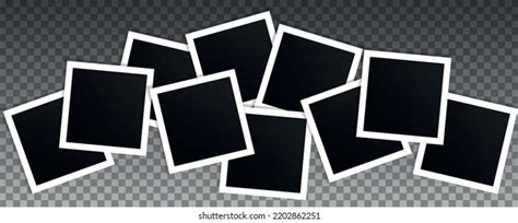 set square vector photo frames collage stock vector royalty free