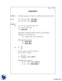 Chapter 12 Part 2 Electrical Circuit Analysis Problem Solutions Docsity