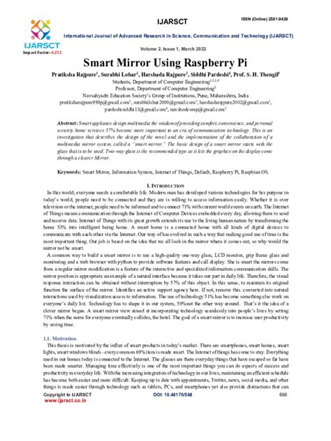 fillable online smart mirror using raspberry pi fax email print pdffiller