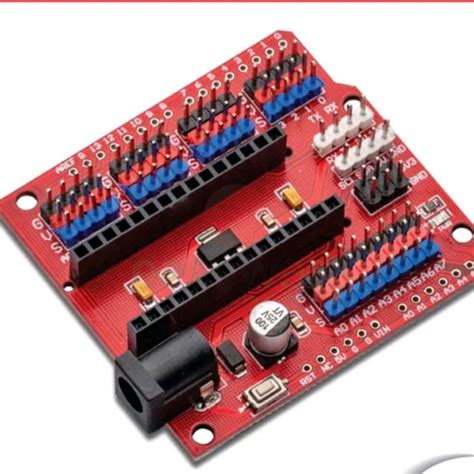 jual nano io shield expansion sensor board for arduino nano v3 ch340