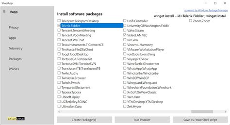 Winstall Gui For Windows Package Manager Winget Github