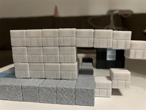 Minecraft Quartz Block 20x20mm With 8 Chambers By Hikimakerworld Download Free 3d Models