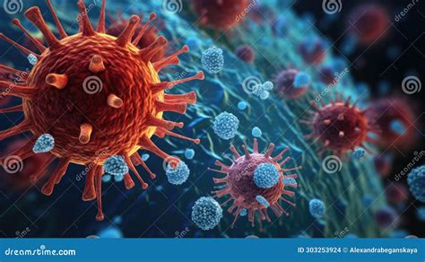 Graphic Representation Of Pathogenic Viruses Stock Illustration Graphic Representation Of Pathogenic Viruses Stock Illustration
