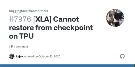 [xla] cannot restore from checkpoint on tpu · issue 7976 · huggingface
