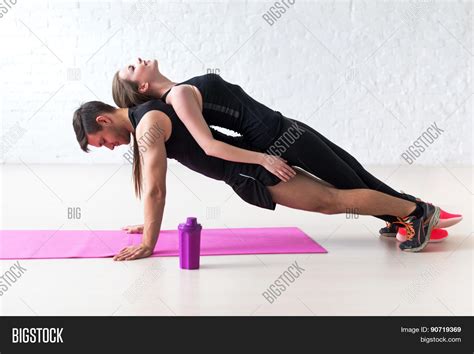 Man Doing Push Ups Image Photo Free Trial Bigstock