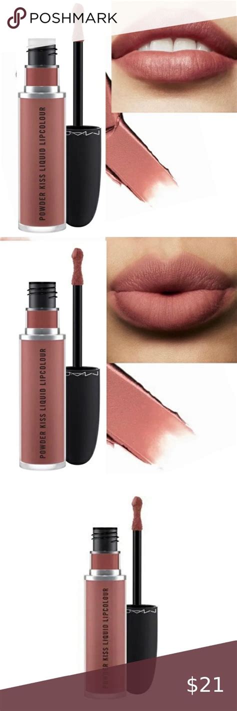 Mac Over The Taupe Powder Kiss Liquid Lipcolour Mac Taupe Liquid Lipstick Cosmetics