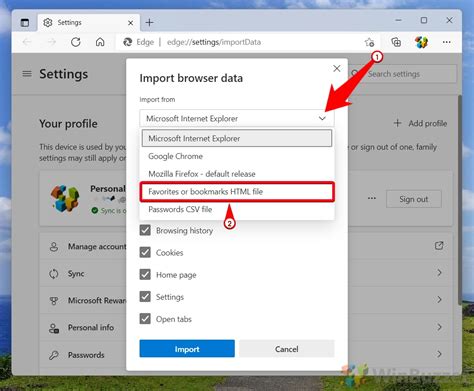 How To Export Favorites From Microsoft Edge Or Import Them From Chrome Or Other Browsers