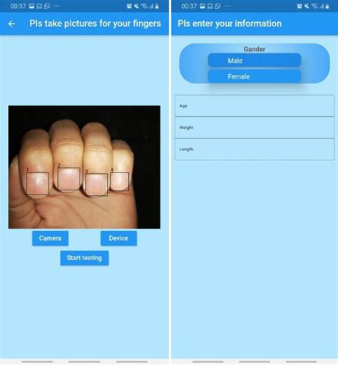 The Interface Of The Mobile Application Developed Download Scientific Diagram