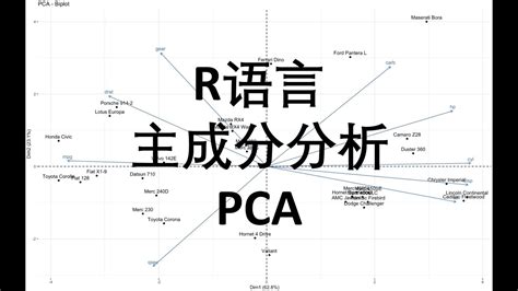 R语言 主成分分析 Pca Youtube
