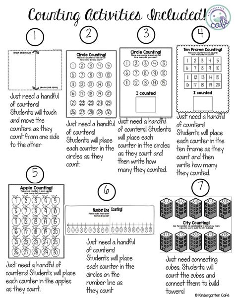 Counting And Cardinality Activities By Teach Simple